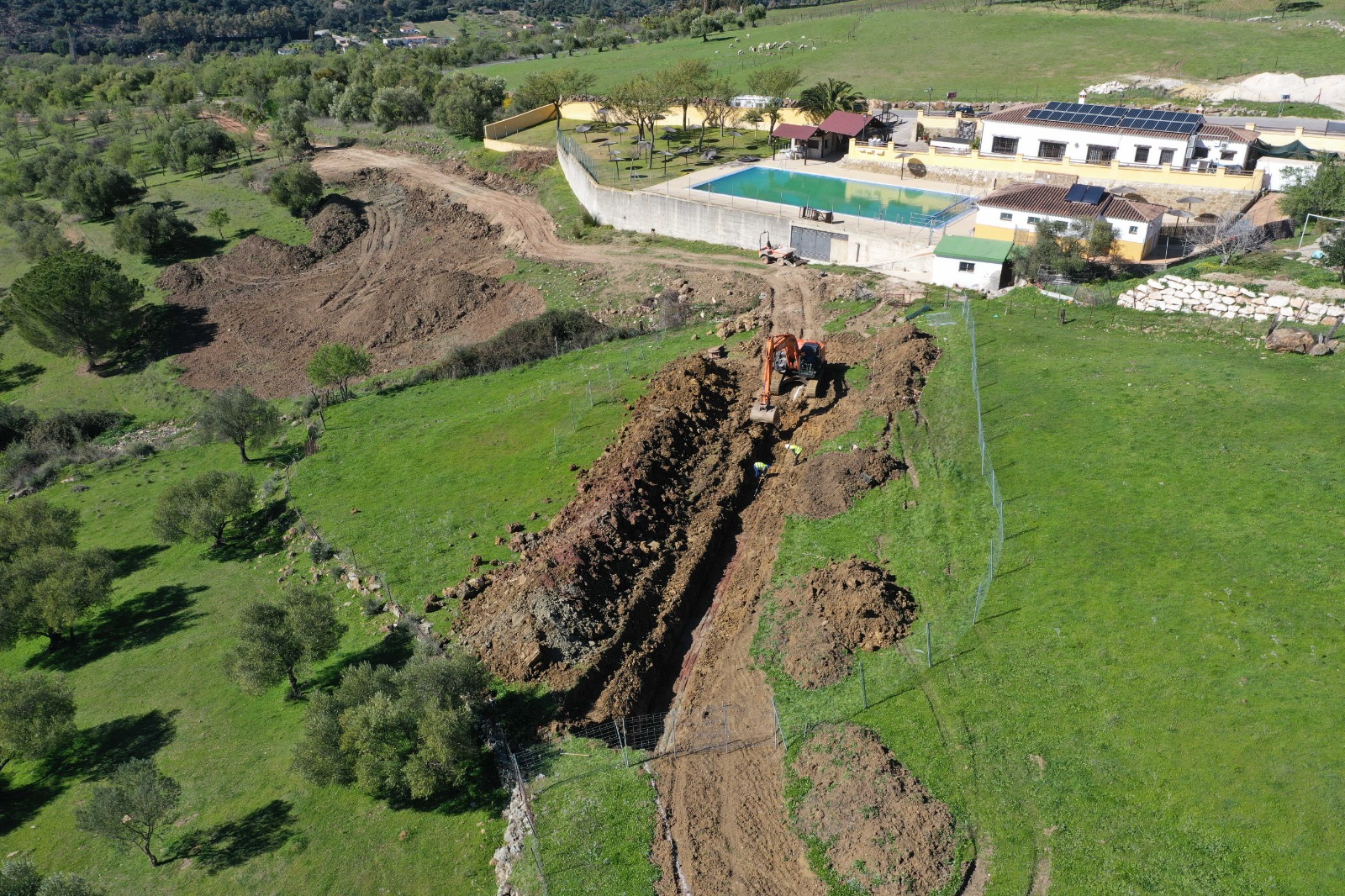 Las obras en la EDAR de Jimera de Líbar avanzan hacia la fase de cimentación y hormigonado ...