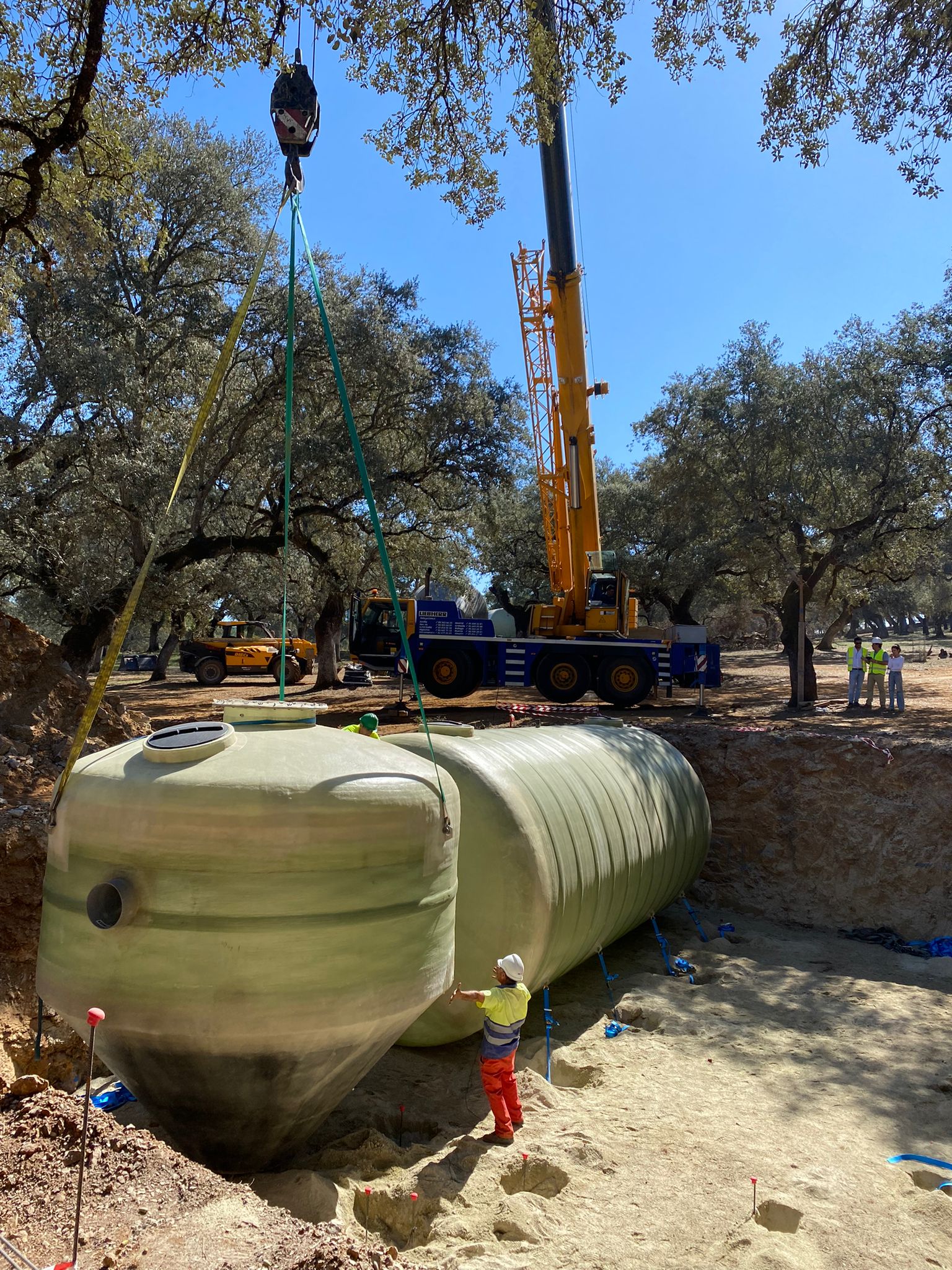 MAREA avanza a buen ritmo con las obras de la EDAR de Cala (Huelva) - Marea Rusvel